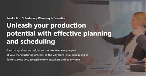 Optimize Production Scheduling And Execution For Efficiency Optimize Production Scheduling And Execution For Efficiency