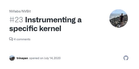 Instrumenting A Specific Kernel · Issue 23 · Nvlabsnvbit · Github