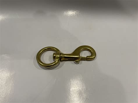 Heavy Duty Brass Snap Hook Artisan Equine