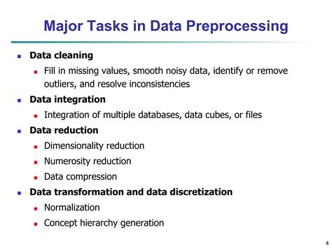 Chapter Data Preprocessing Ppt