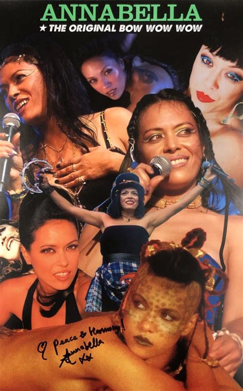 Bow Wow Wow Annabella Lwin Icon Poster Autographed Lost 80s Live