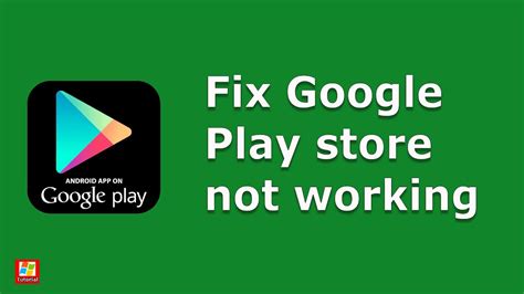 Why Is Google Play Store Not Working Donrebel