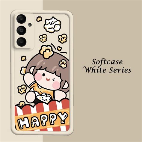 Jual Softcase Silikon Terbaru Samsung A05 Dan Samsung A05S Softcase Motif White Series Motif
