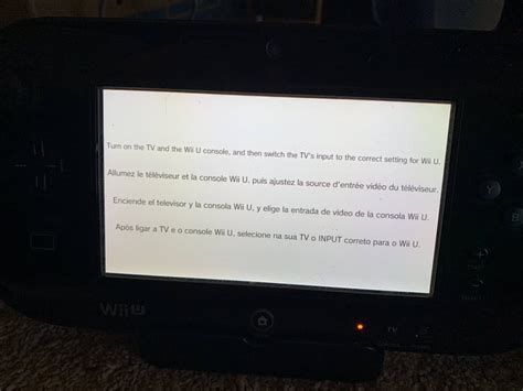 gamepad is stuck on this screen and i don t know what to do wiiu