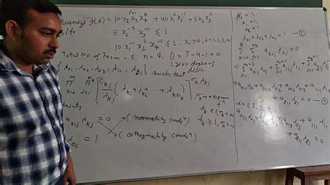 Constrained Geometric Programming Problem Youtube