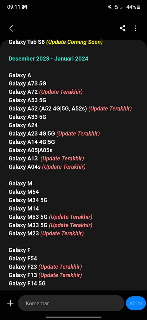 Jadwal Update Android 14 One Ui 6 0 Samsung Members