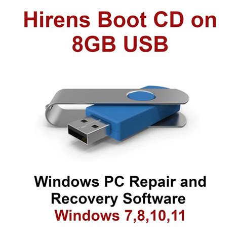 HIREN S BOOT CD On USB Windows Password Reset Recover Repair Windows PicClick UK