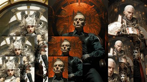 Скачать Warhammer 40 000 Rogue Trader Портреты для создания персонажей Redkings [v1 V8] Графика