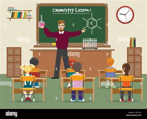 Chemistry Classroom Cartoon