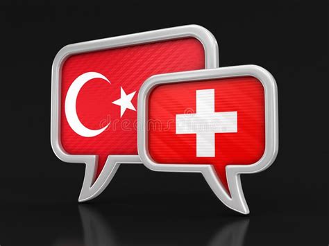 Speech Bubbles With Flags Stock Illustration Illustration Of Communications 125993518