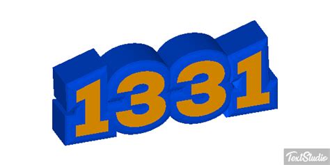 1331 Number Animated  Logo Designs