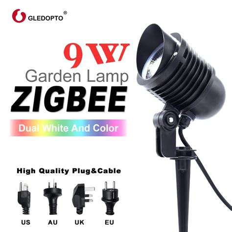 ZIGBEE LED Garden Lamp W Ac V Smart APP Control ZIGBEE Light Link Rgb Cct Outdoor Light
