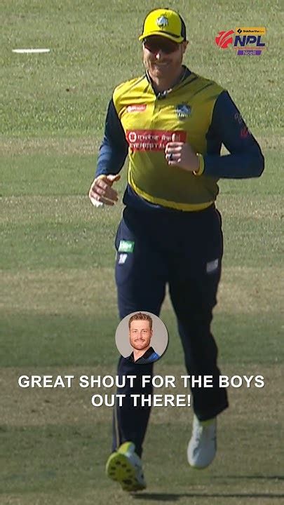 Telepathy In Action⁉️did Andrew And Guptill Just Foresee That Play 🧐 Sblnpl Nepalcricket