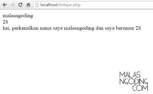 Belajar PHP Part 4 Mengenal Variabel Di PHP Malas Ngoding