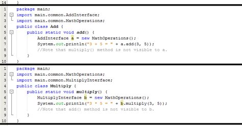 Şamil s corner java information hiding using interfaces
