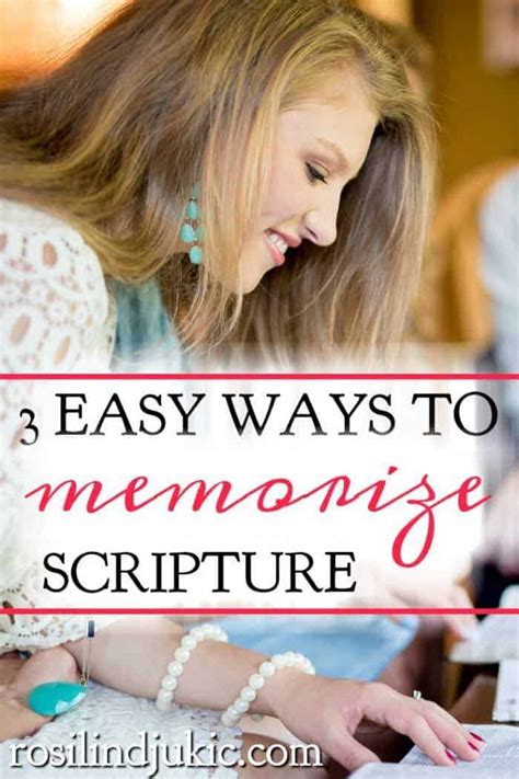 Easy Ways To Memorize Scripture A Babe R R