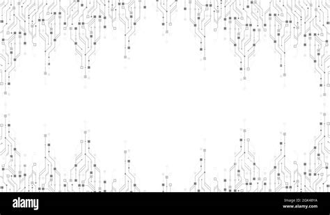 Modern Technology Circuit Board Texture Background Design Waves Flow Quantum Explosion