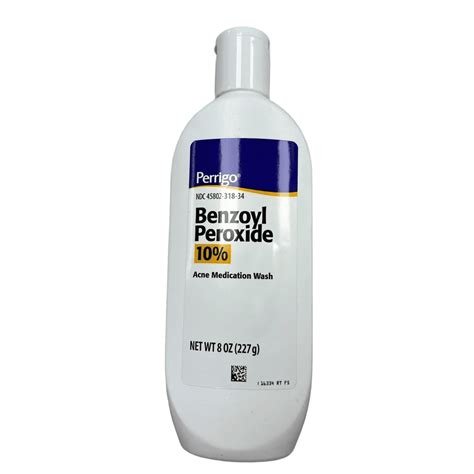 Perrigo Benzoyl Peroxide 10 Wash Gel 8 Oz