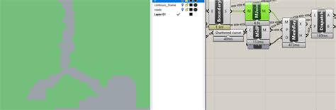 Grasshopper Complex Surfaces Merged Become Pixelated R Rhino