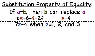 Substitution Property Of Equality Geometry