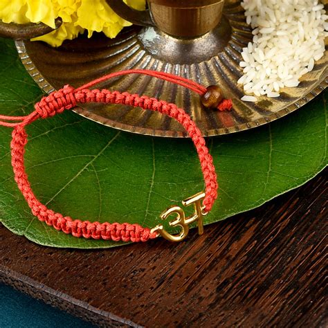 Buy Toniq Hindi Devnagri Script Alphabet Personalised Gold Plated Rakhi Online