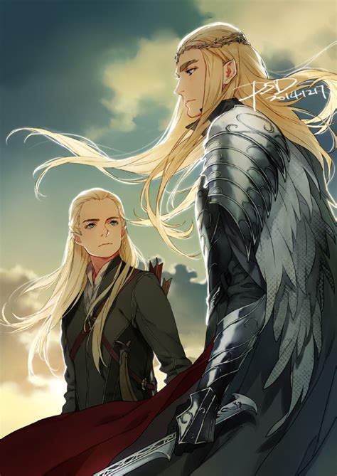 Legolas And Thranduil Tolkien S Legendarium And More Drawn By Psd Psdgai Danbooru