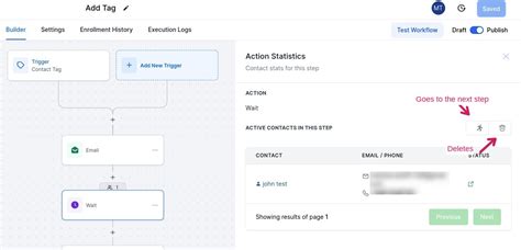 How To Moveremove Contacts From Workflow Steps Captivation Hub