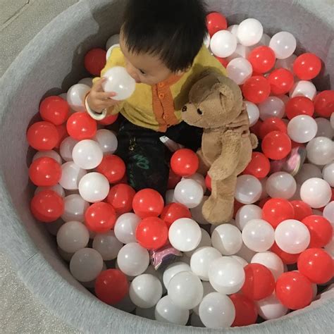 Золотой Океанский шар макарун сухой бассейн шарик мелкий розовый бледно голубой сероватый