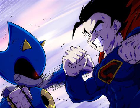 Metal Sonic Vs Superman By Dontmindme1999 On Deviantart