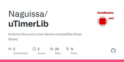 Github Naguissautimerlib Arduino Tiny And Cross Device Compatible Timer Library