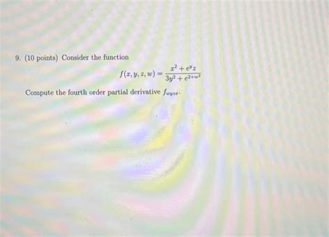 solved 9 10 points consider the function