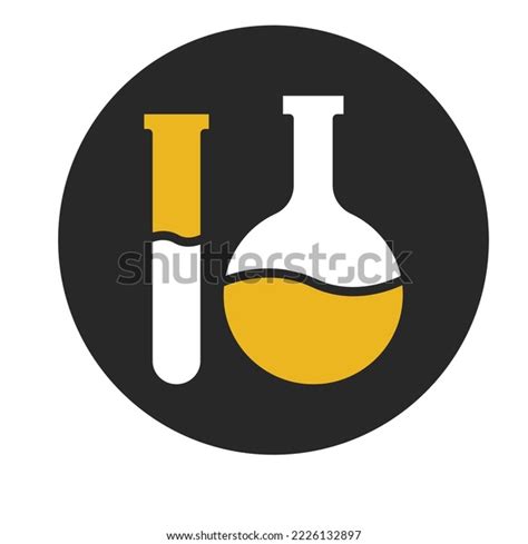 Conical Flask Vector Icon Which Can Stock Vector Royalty Free Shutterstock