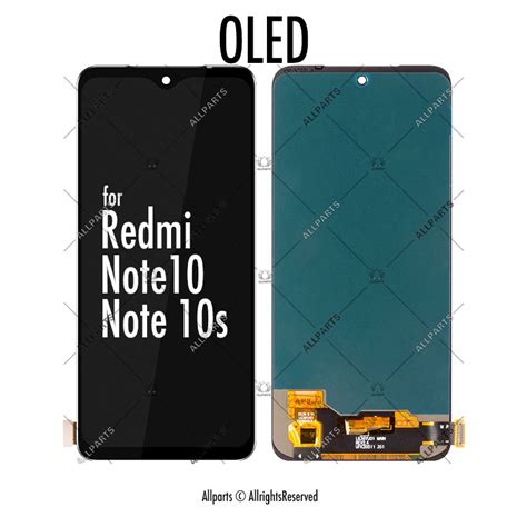 ALLPARTS OLED LCD Display For Xiaomi Redmi Note G S Skrin LCD Touch Screen Replacement