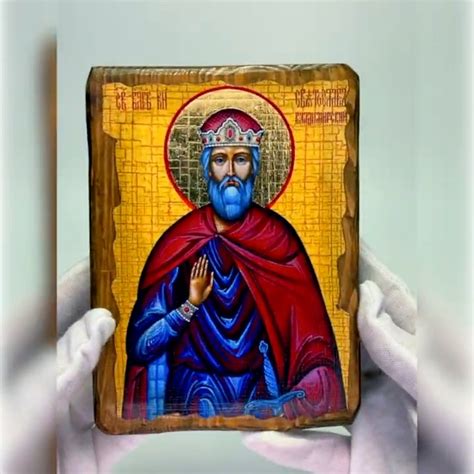 Икона Святослав Всеволодович Владимирский Благоверный Князь, икона на ...