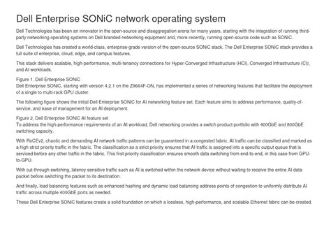Dell Technologies Networking Software Dell Technologies Ai Fabrics Overview Dell