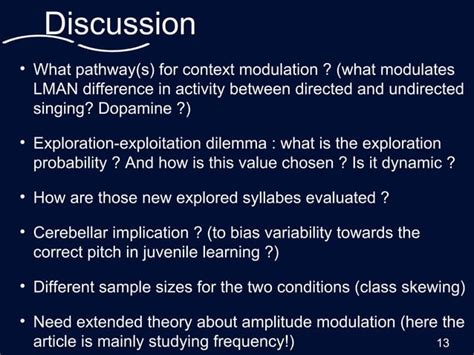 Birdsong Variability Is Modulated By Lman In Anterior Forebrain Pathway