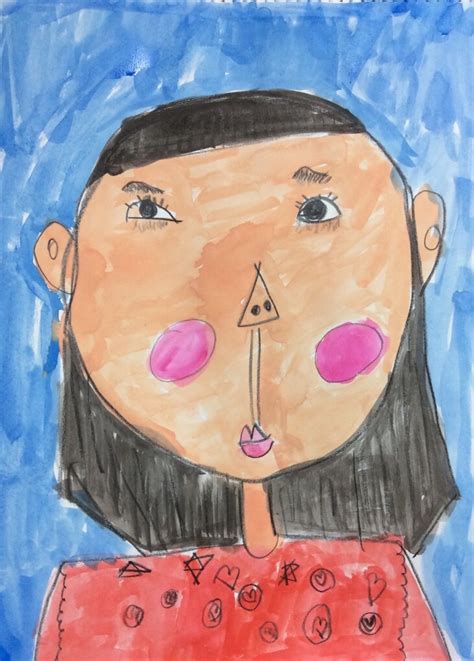 유아미술내 얼굴탐색 자화상그리기 네이버 블로그