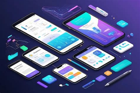 ToolkitUIUX Scene Creator Mobile Application Design Smartphone Mockup Premium AI Generated Image