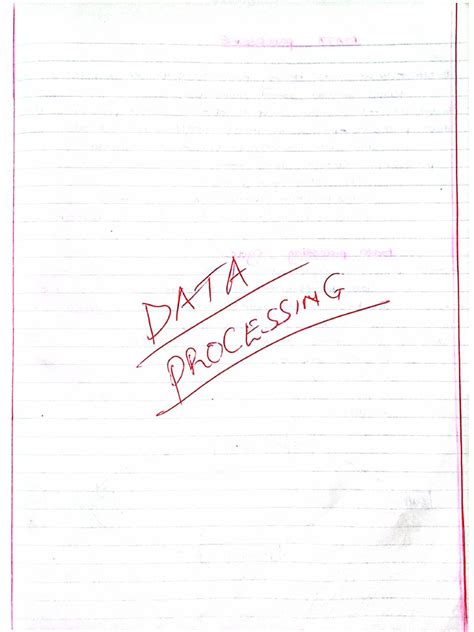 data processing notes pdf