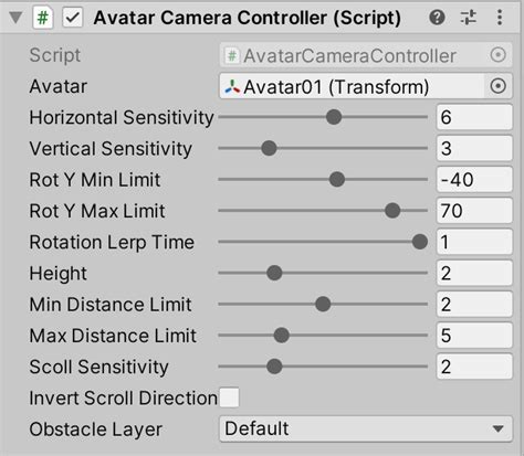 Unity SKFramework框架二十四Avatar Controller 第三人称控制 unity avatar camera controller CSDN博客