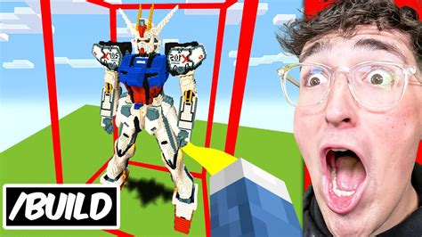 I Secretly Cheated Using An Auto BUILD Mod In Minecraft YouTube