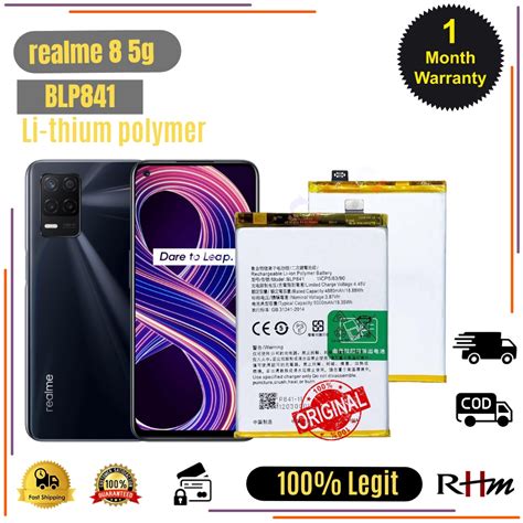 Real Me 8 5g Battery Model Blp803 Shopee Philippines
