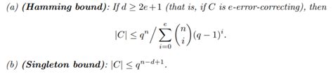 Solved Let F For N ≥ 1 Consider The Code C 0n