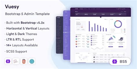 Vuesy Admin And Dashboard Template Html Bliter Gpl