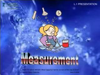 PPT Measurement PowerPoint Presentation Free Download ID 2427070