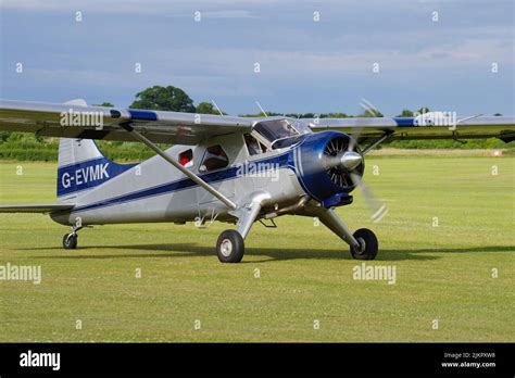 De Havilland DHC 2 Beaver G EVMK At Old Warden Bedfordshire Stock Photo Alamy