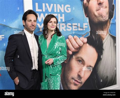 L R Paul Rudd And Aisling Bea At The Netflixs Living With Yourself