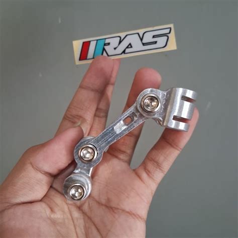 Jual Bracket Breket Dudukan Selang Rem Depan Cnc Universal Model