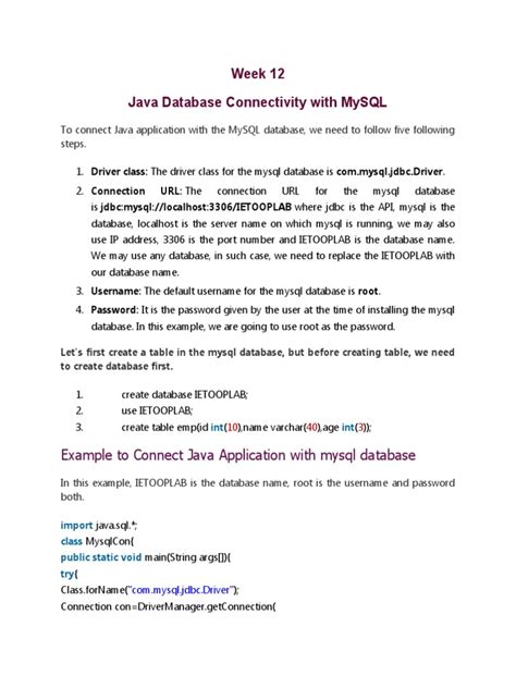Connecting Java Applications To Mysql Databases A Five Step Process
