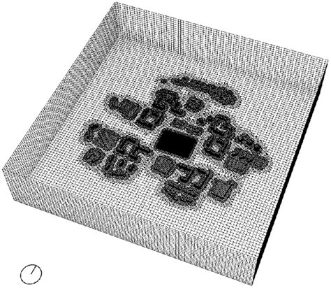 The Domain Used For CFD Simulations In The Center The Area Of Interest Download Scientific